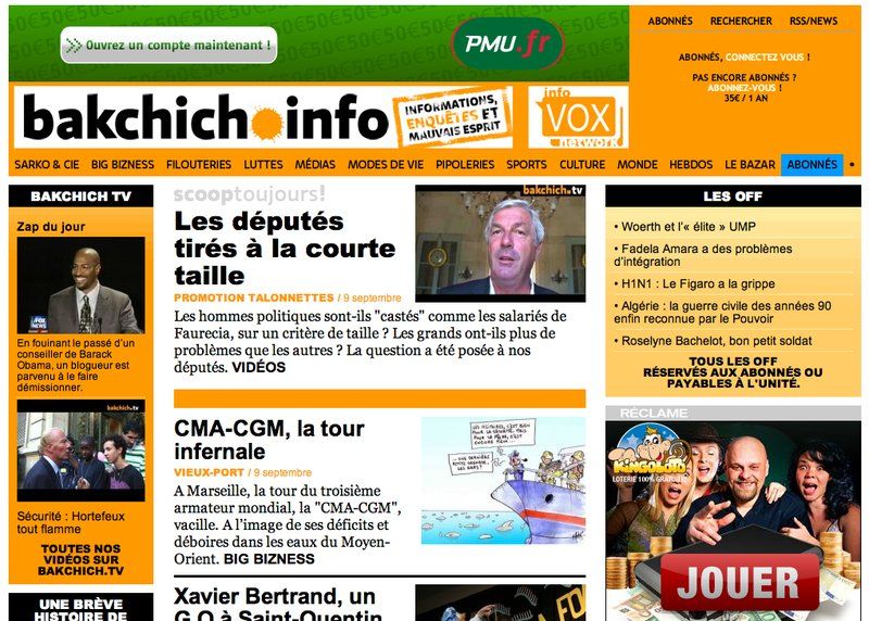 Bakchich va déposer son bilan - Puremédias