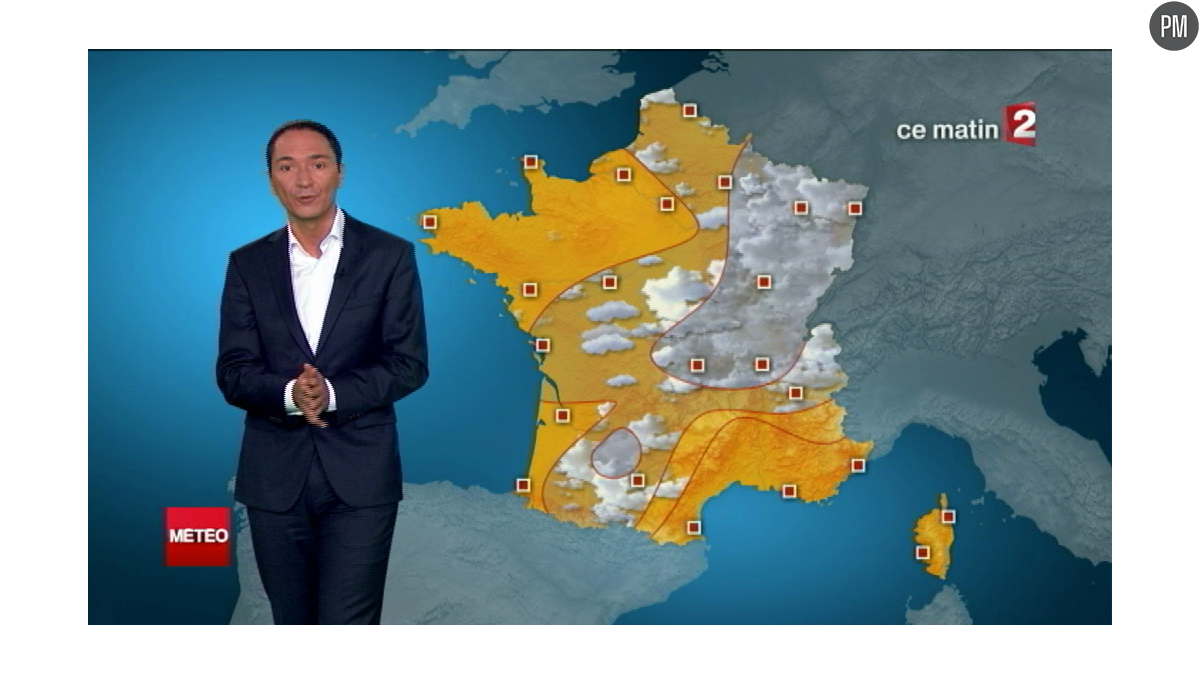 Photo : Les nouvelles cartes météo de France 2 et France 3. - Puremédias
