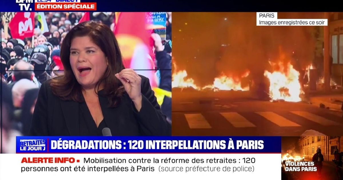 "Laissez-moi parler une seconde !" : Echange tendu entre Raquel Garrido ...