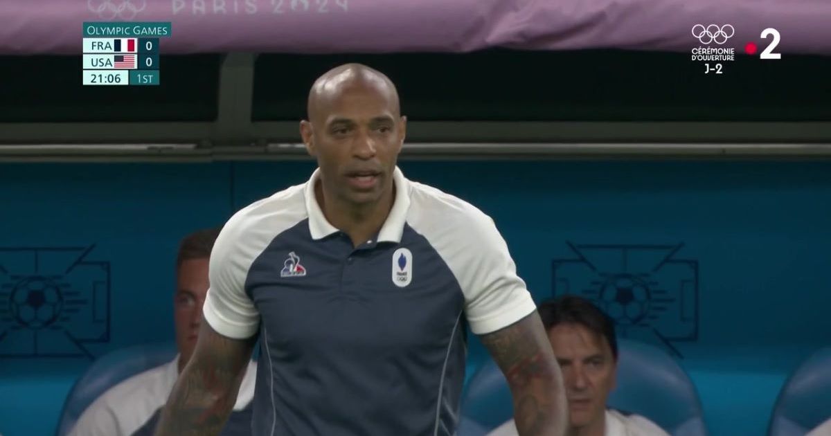 Audiences : Carton pour l'entrée en lice des Bleuets de Thierry Henry aux JO de Paris 2024 sur ...