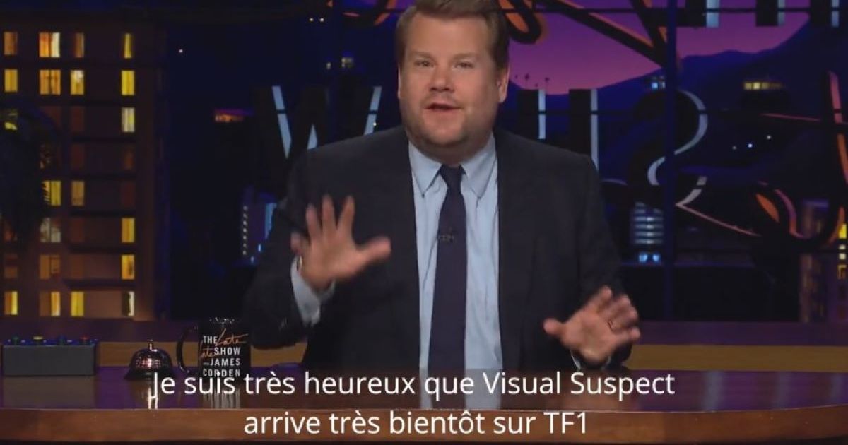 "Visual Suspect" : James Corden annonce l'arrivée prochaine sur TF1 de la nouvelle émission d ...