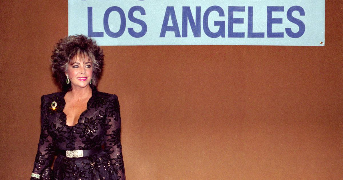 Elizabeth Taylor en 1985 pour le projet - photo - Puremedias
