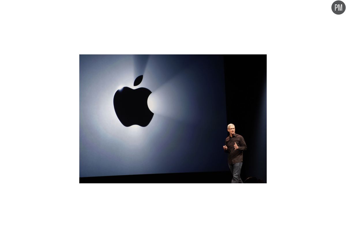 Photo : Tim Cook, le patron d'Apple, il y a un an, en septembre 2012 ...