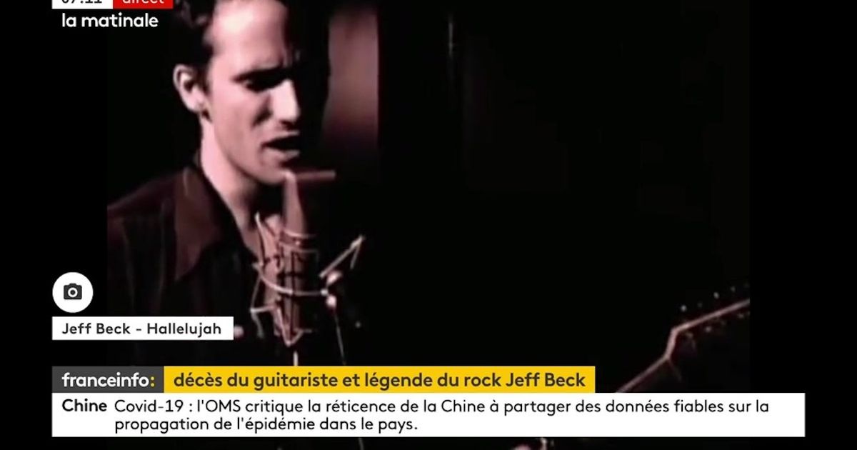 Mort de Jeff Beck : La bourde de franceinfo: qui diffuse des images de ...