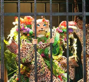 Le léopard sur la scène de "Mask Singer" 2024 - photo - Puremedias