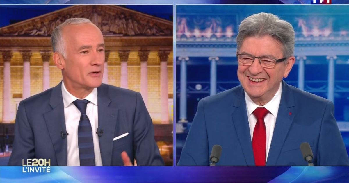 Audiences access 20h : Jean-Luc Mélenchon, invité du "20 Heures" de TF1, a-t-il convaincu plus d ...