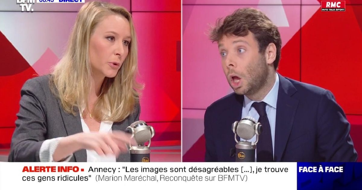 "Je trouve cette accusation odieuse" : Accrochage entre Marion Maréchal ...