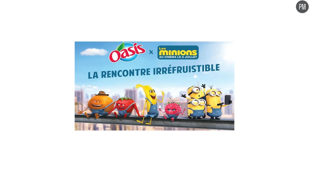 Photo : La publicité Oasis - Puremédias