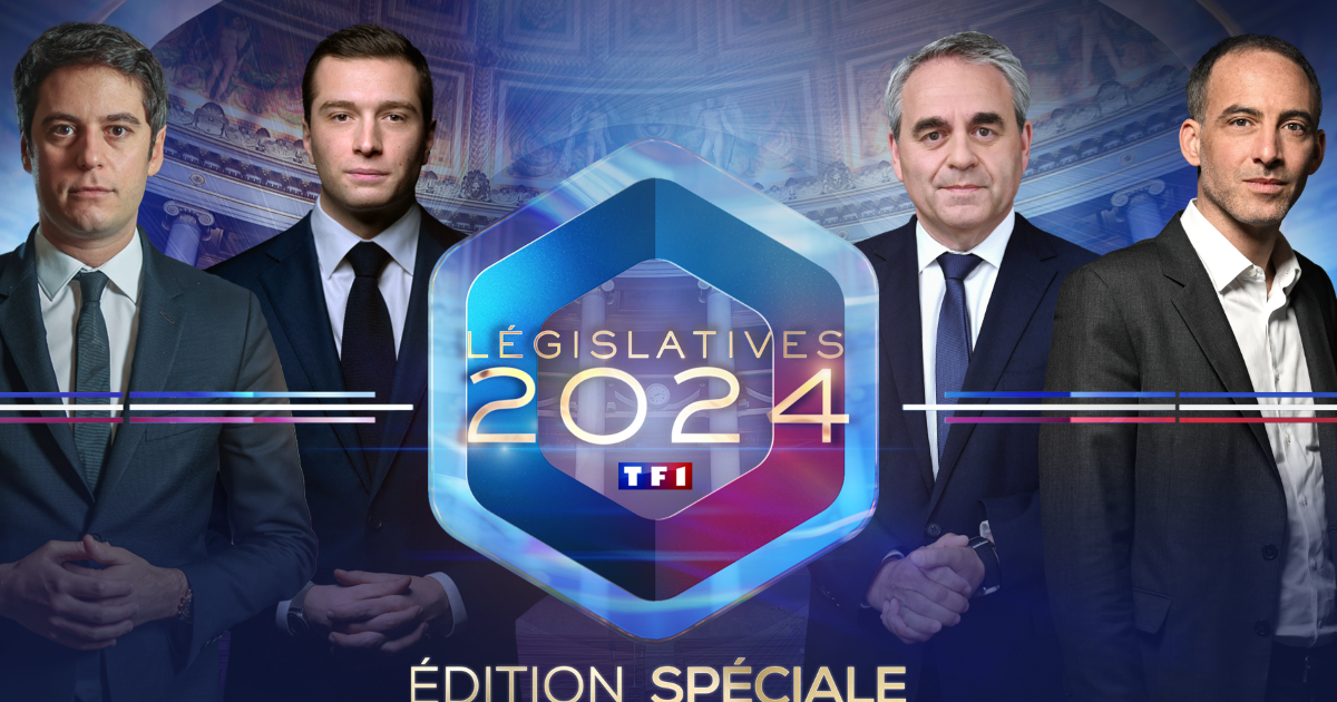 Législatives : TF1 bouleverse sa grille ce soir pour une édition spéciale de son "20 Heures ...