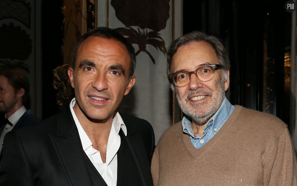 Photo : Nikos Aliagas et Nonce Paolini, en 2016. - Puremédias
