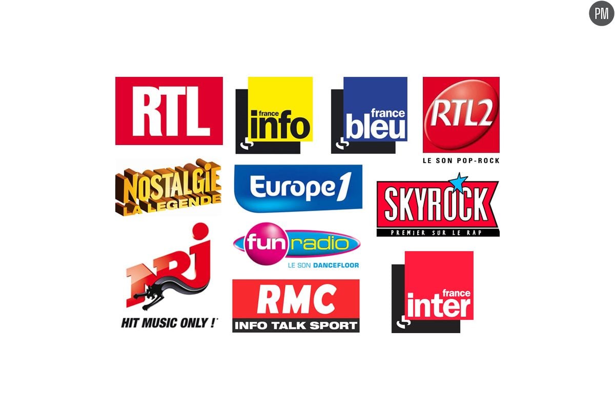 Photo : Les logos des radios françaises - Puremédias