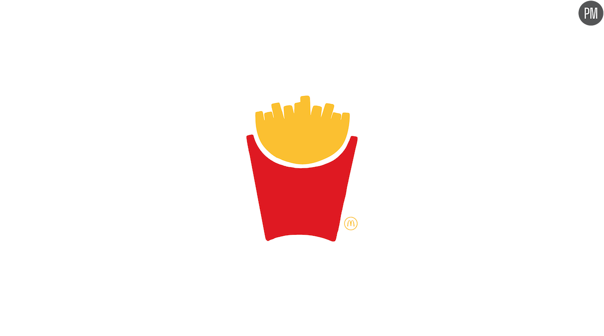 Photo : Les frites de McDonald's façon "Pictogrammes" - Puremédias
