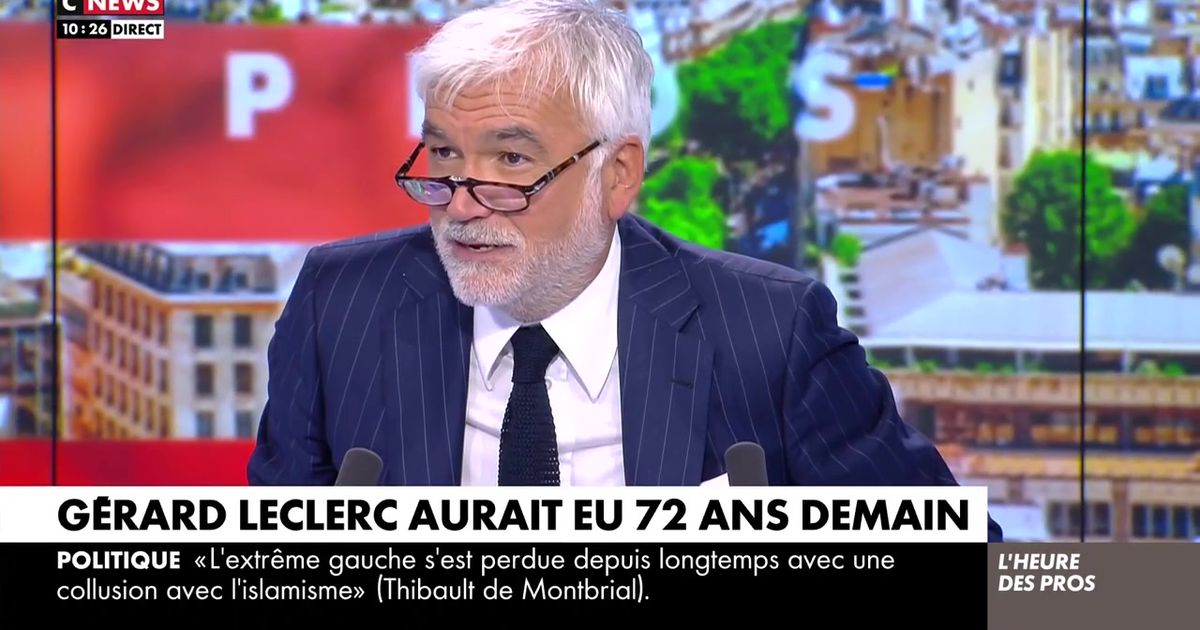"Nous l'aimions pour son élégance" : Pascal Praud au bord des larmes en ...