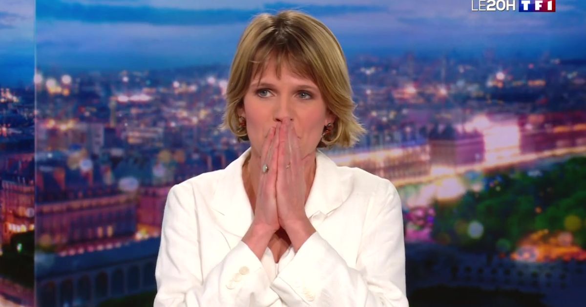 Émue aux larmes, Garance Pardigon quitte le "20 Heures" de TF1, Gilles Bouleau touché - Puremédias