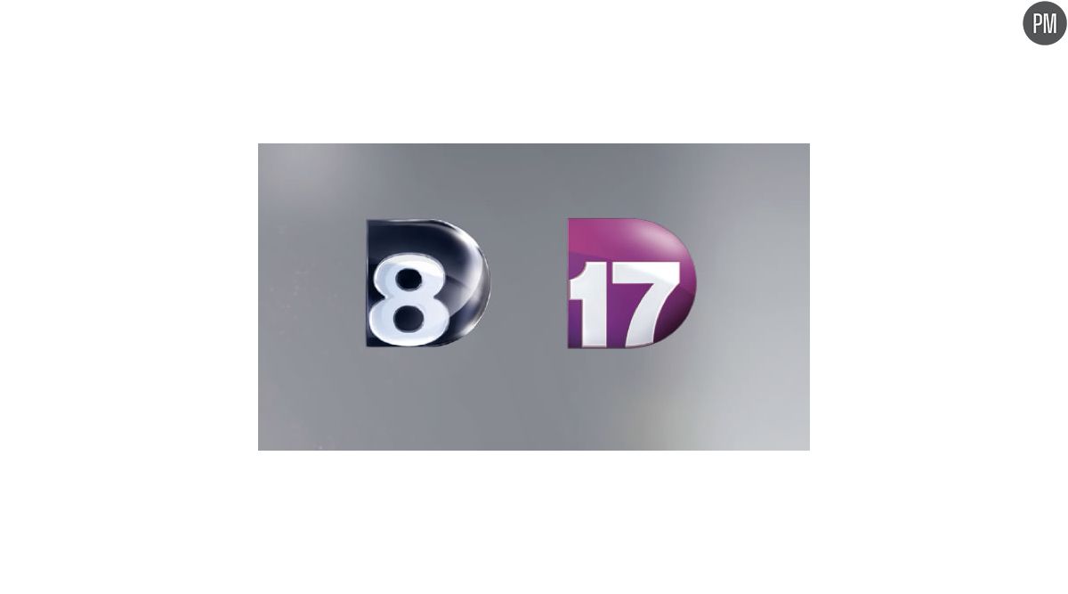 Photo : Les logos de D8 et D17 - Puremédias