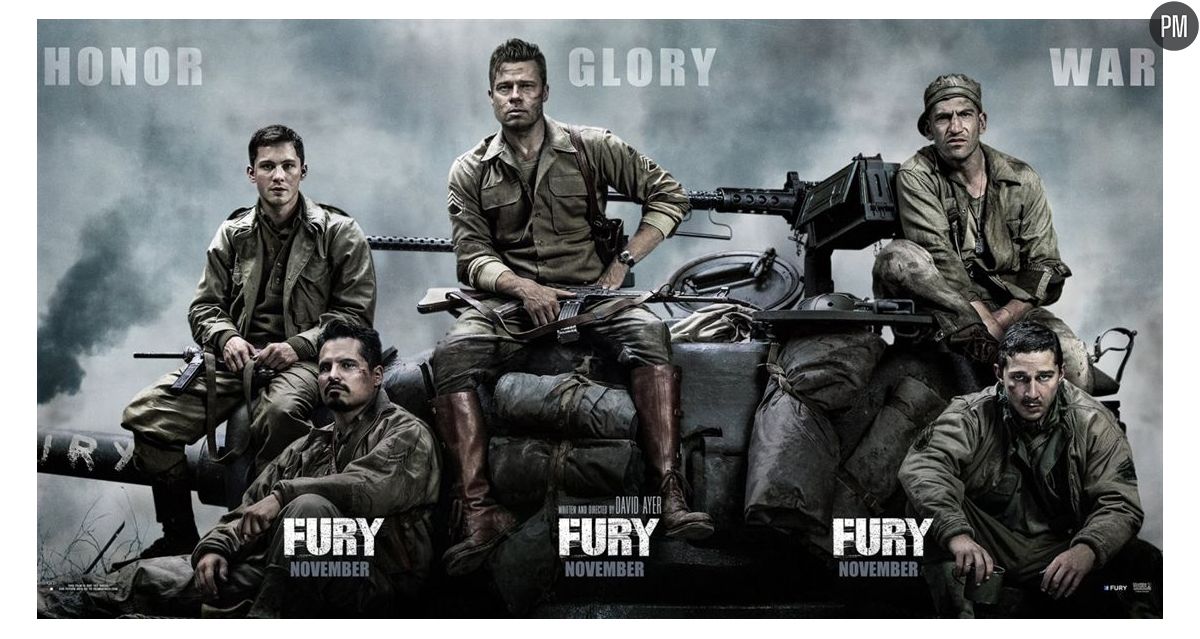 Photo : Affiche de "Fury" dévoilée au Comic-Con 2014 - Puremédias