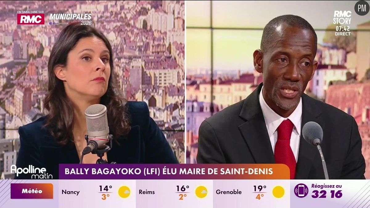 Vidéo : Apolline de Malherbe face à Bally Bagakoko dans "Apolline matin ...