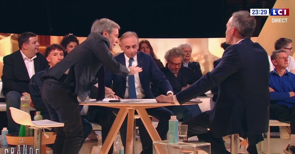 Éric Zemmour et Raphaël Glucksmann s'écharpent en direct sur LCI, David ...